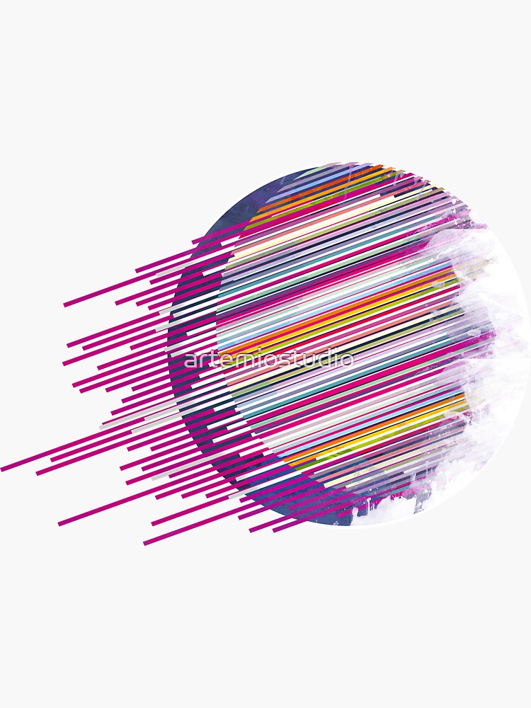 "Comet" Sticker by artemiostudio | Redbubble