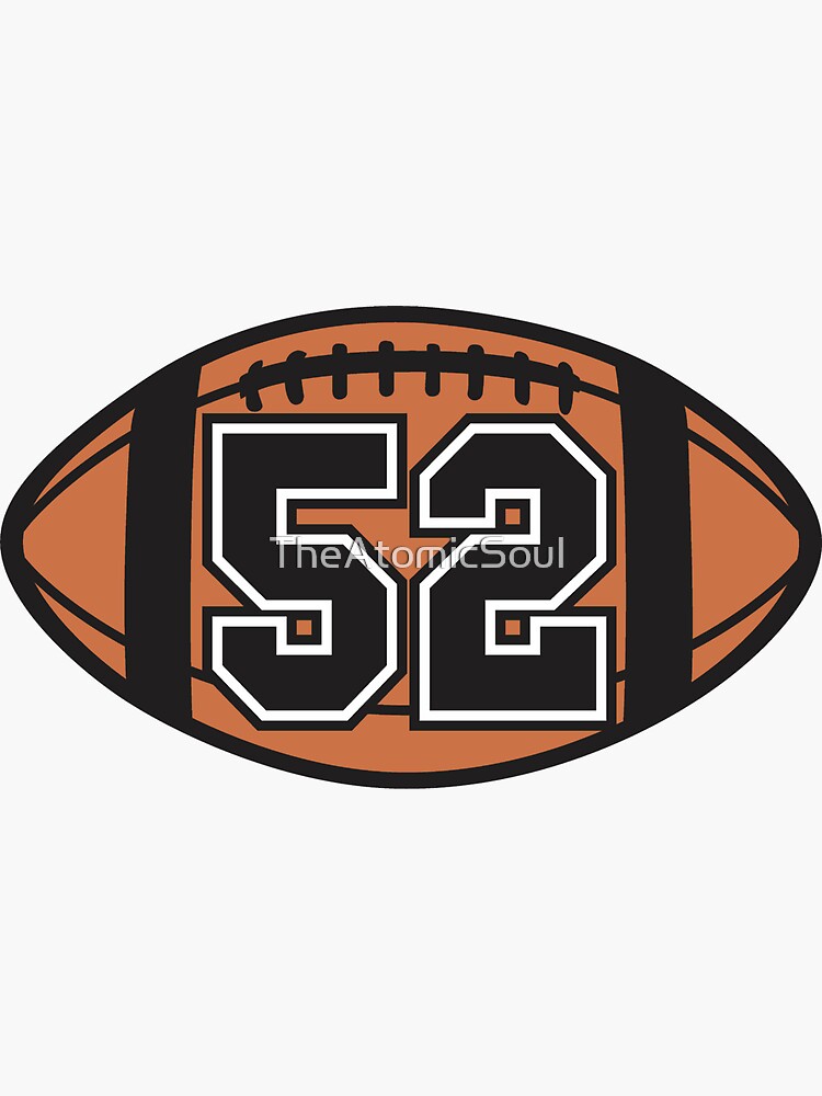 "Football 52" Sticker for Sale by TheAtomicSoul | Redbubble