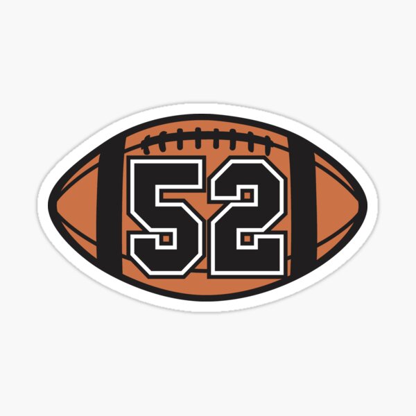 "Football 52" Sticker for Sale by TheAtomicSoul | Redbubble