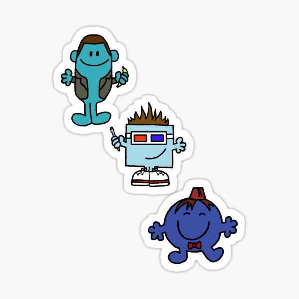 Mr Men Stickers | Redbubble