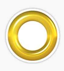 Sonic Ring Stickers | Redbubble