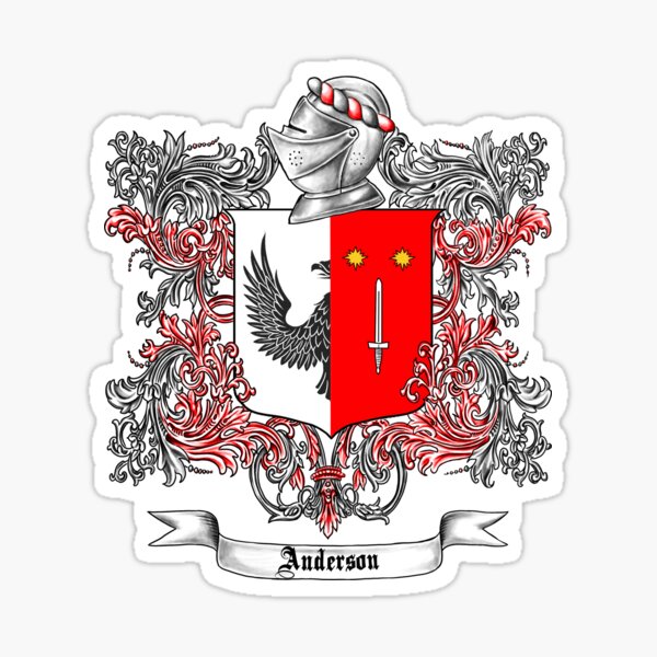 "Anderson Family Crest 3" Sticker for Sale by atomicblizzard | Redbubble
