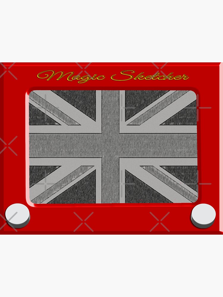"Magic Sketcher UK" Sticker for Sale by kayve | Redbubble
