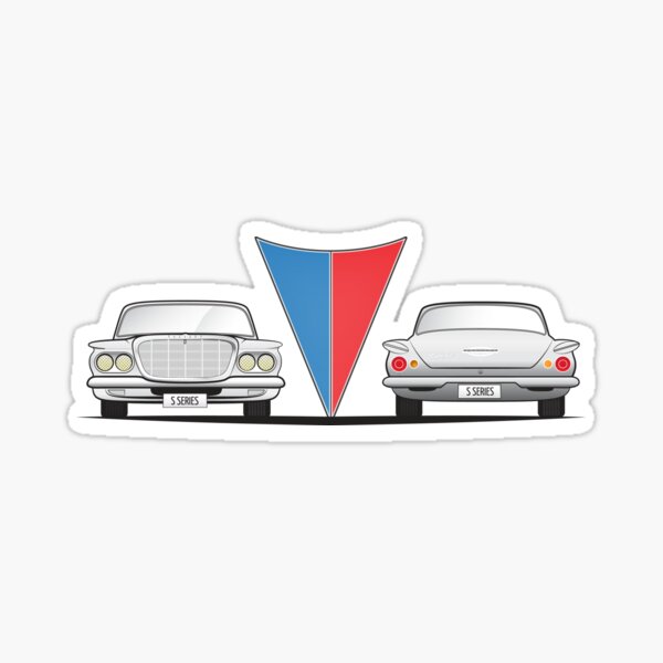 "S Series Valiant" Sticker by jarodface | Redbubble