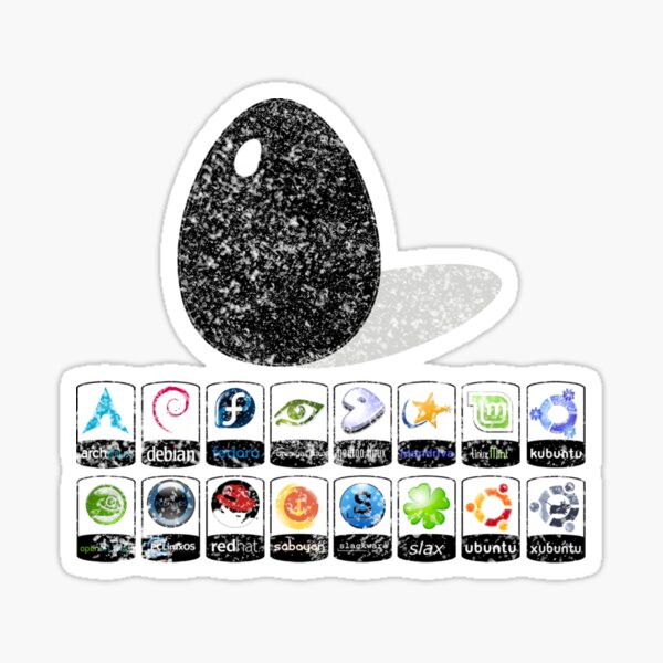 "LINUX" Sticker by SofiaYoushi | Redbubble