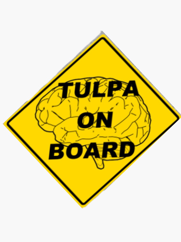 "Tulpa on board " Sticker for Sale by Erravi | Redbubble