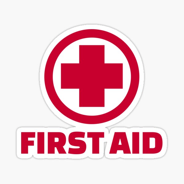 First Aid Stickers | Redbubble