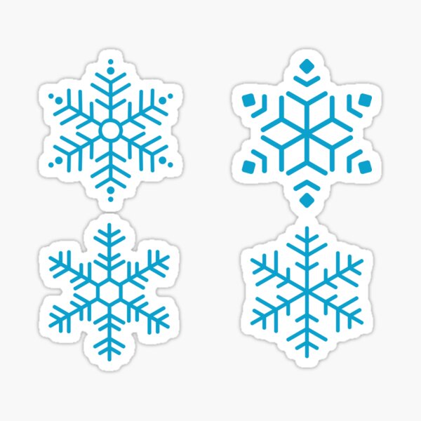 Snowflake Stickers | Redbubble
