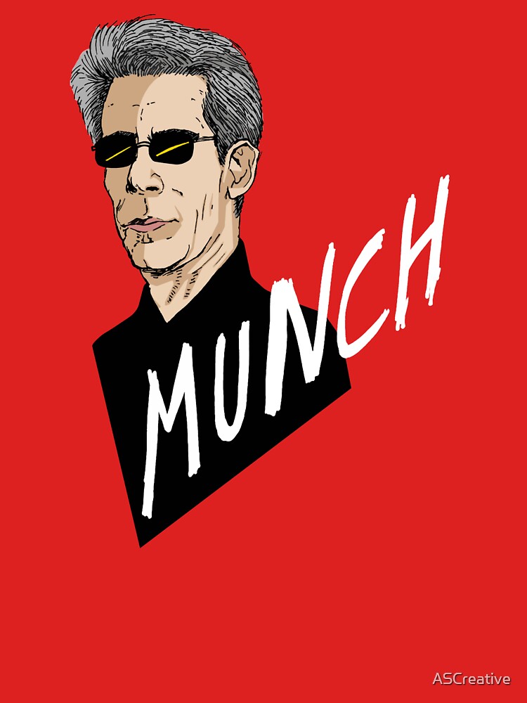""Munch"" T-shirt for Sale by ASCreative | Redbubble | john munch t ...