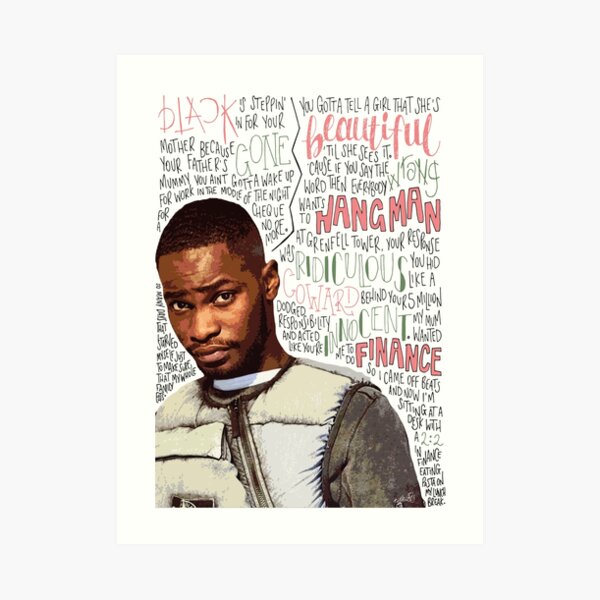 "Dave the rapper" Art Print for Sale by Naomillustrates | Redbubble