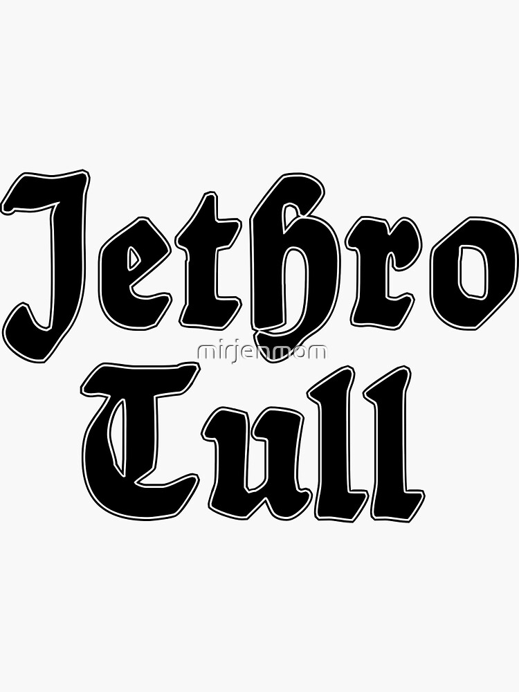 "Jethro Tull" Sticker for Sale by mirjenmom | Redbubble