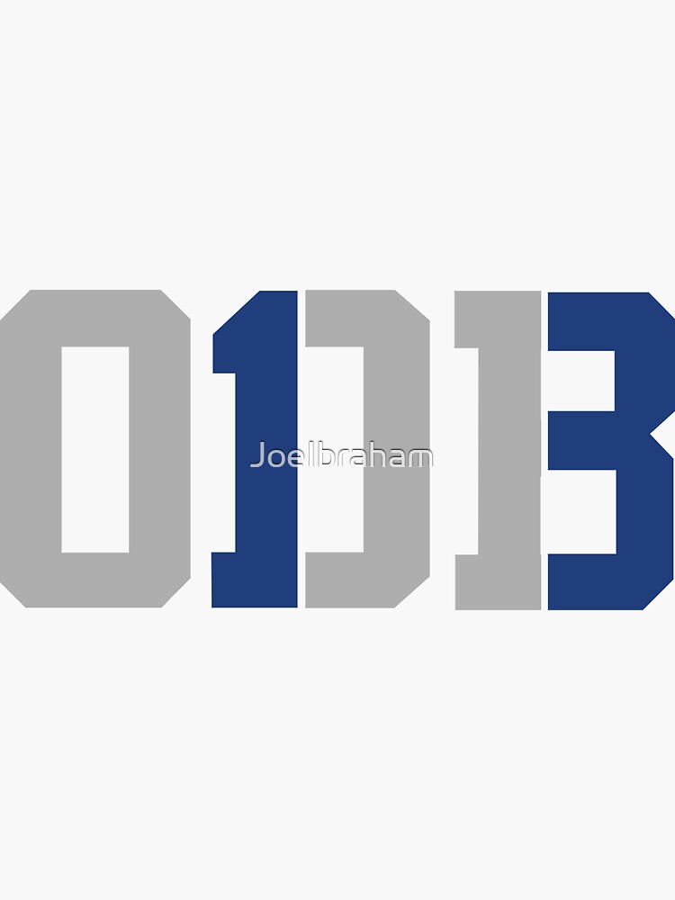 "Odell Beckham Jr. | ODB 13" Sticker for Sale by JoeIbraham | Redbubble