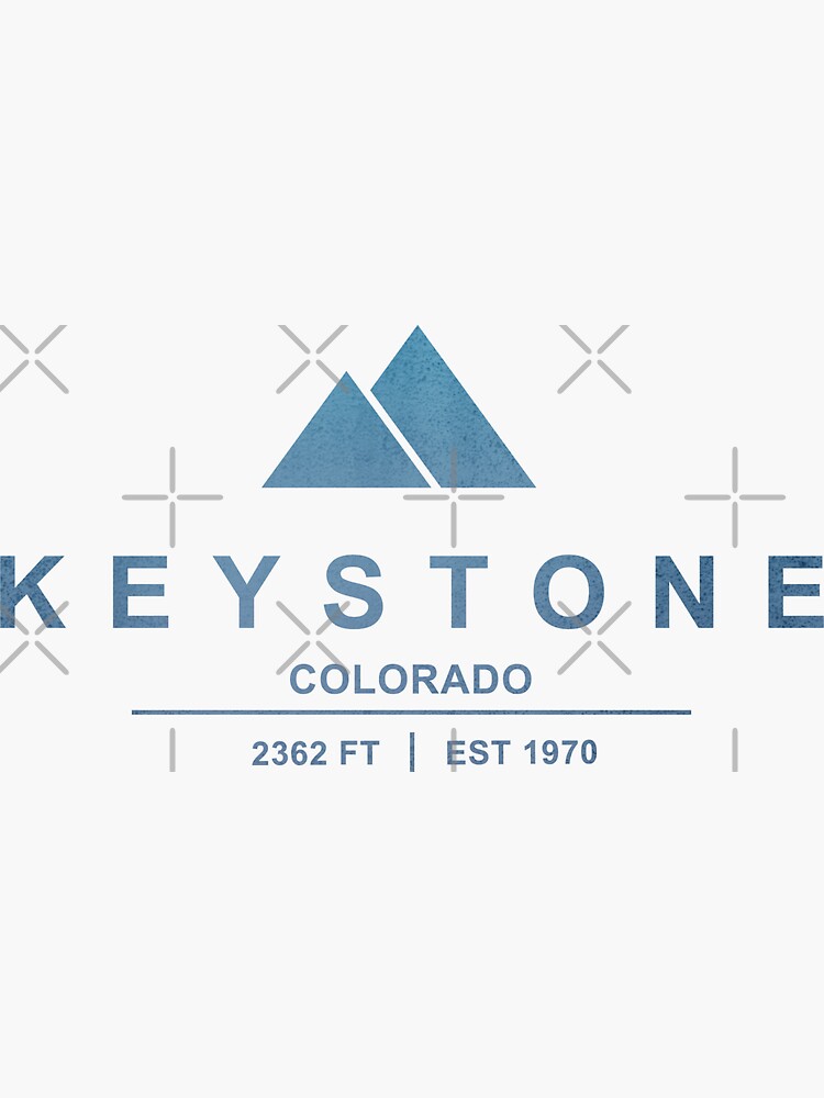 "Keystone Ski Resort Colorado" Sticker for Sale by CarbonClothing ...
