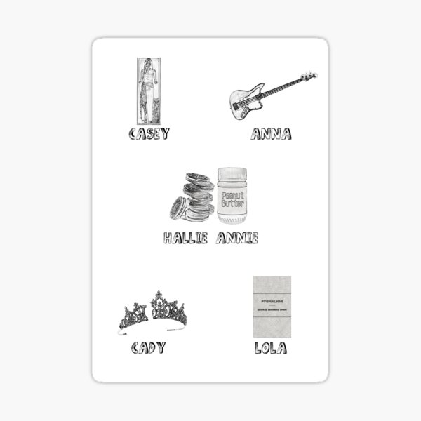 "Lindsay Lohan Characters" Sticker by MsCristaMarie | Redbubble