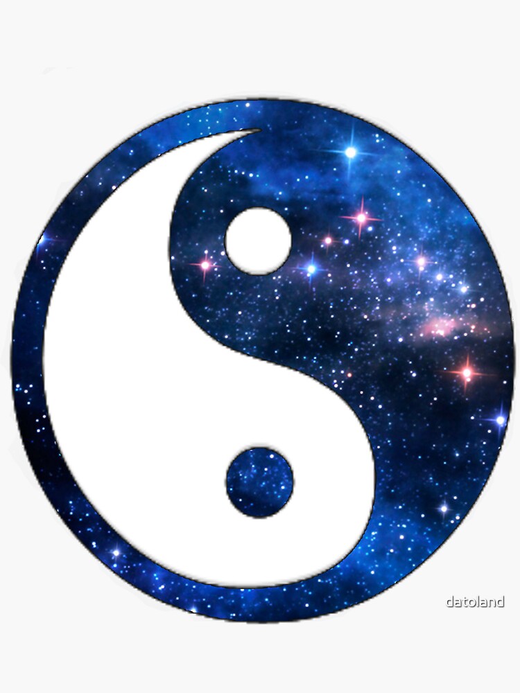 "Jing-Jang Space" Sticker for Sale by datoland | Redbubble