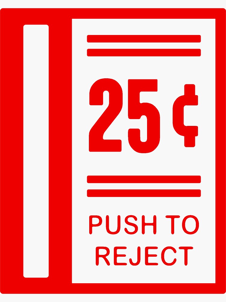 "Insert Coin To Play Arcade Video Game" Sticker for Sale by ...