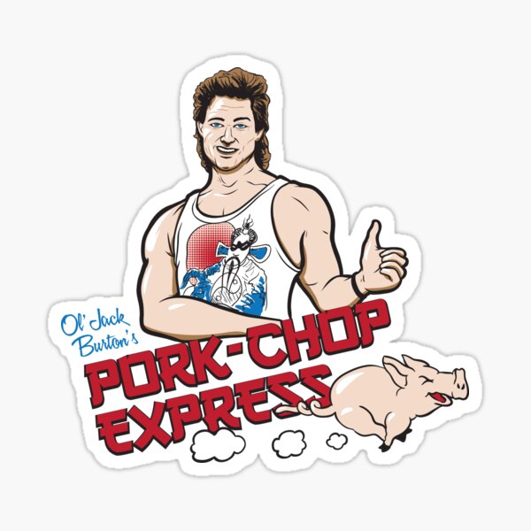"Ol Jack Burton's Pork-Chop Express" Sticker for Sale by andyhunt ...