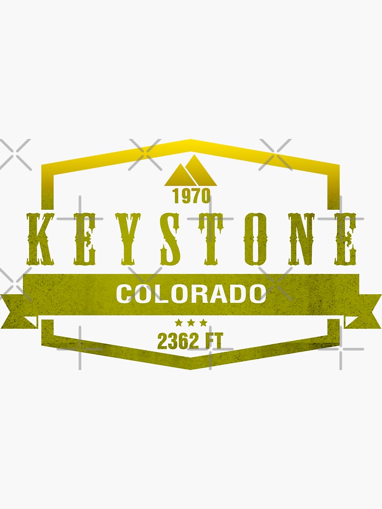 "Keystone Ski Resort Colorado" Sticker by CarbonClothing | Redbubble
