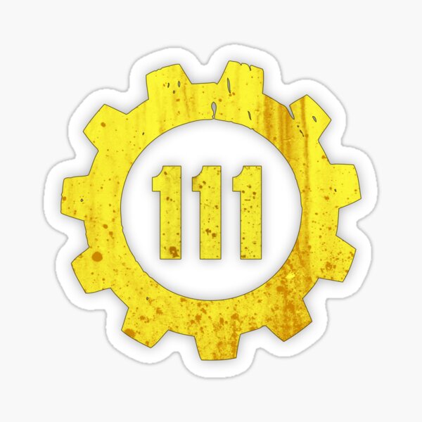 "Vault 111" Sticker for Sale by Bocaci | Redbubble