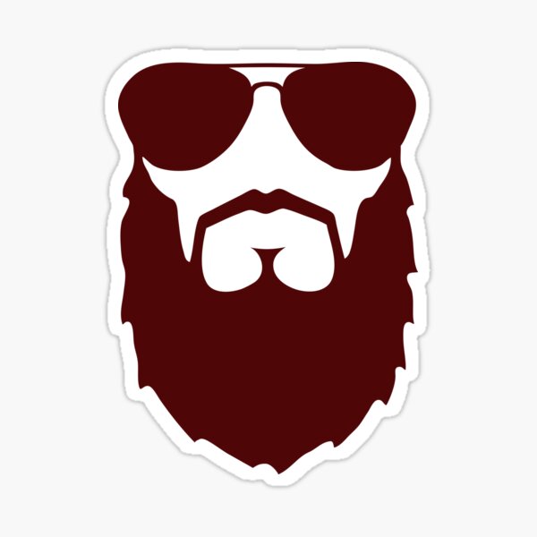 "beard swag face head sunglasses" Sticker for Sale by huggymauve ...