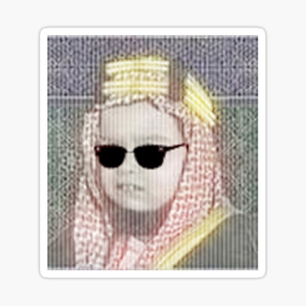 "Saudi Meme" Sticker by lukesauds | Redbubble