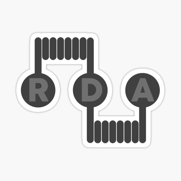 "RDA " Sticker for Sale by Braadlee | Redbubble
