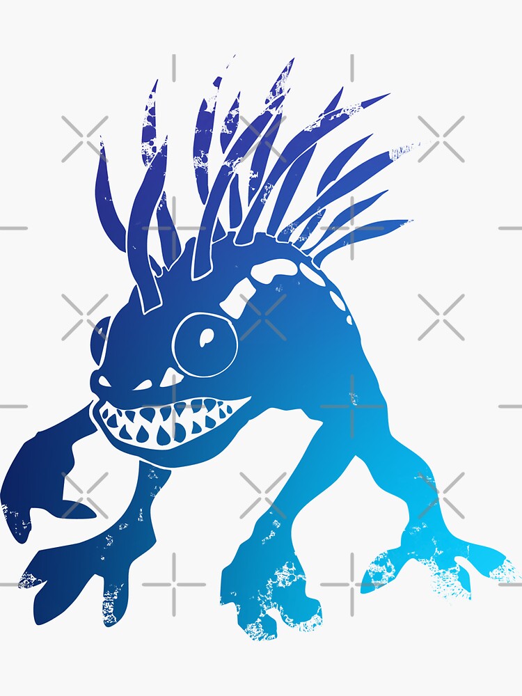 "Murloc Blue Water" Sticker for Sale by Engl | Redbubble