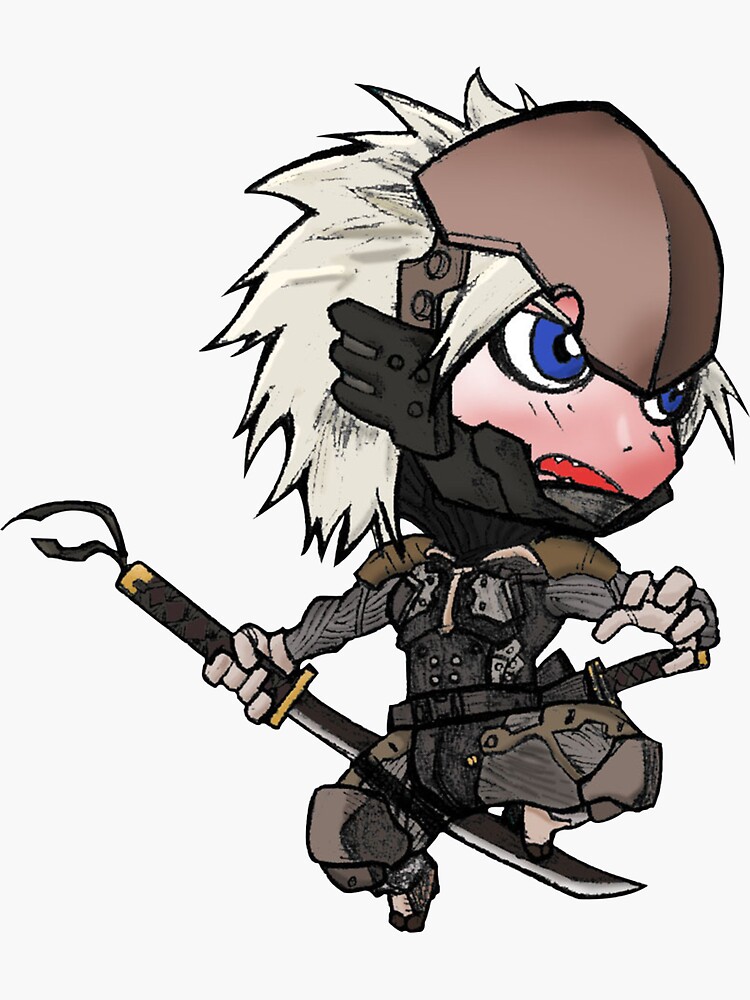 "Chibi Raiden" Sticker for Sale by Mramirez91 | Redbubble