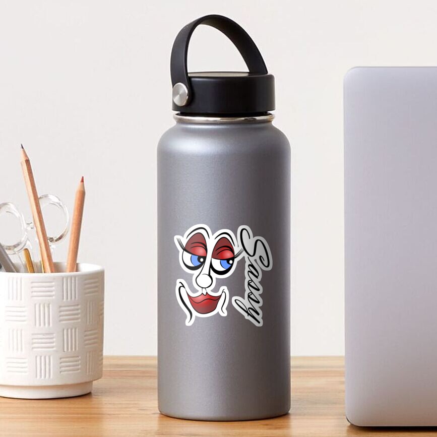 Cartoon Eyes Sassy 2 Sticker For Sale By Montanajack Redbubble