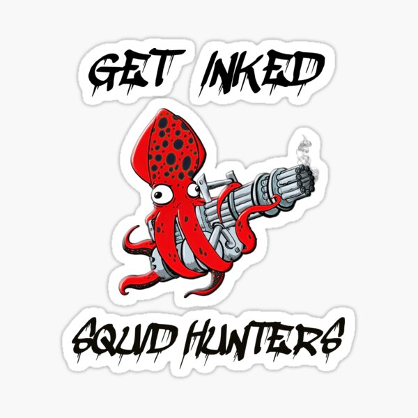"Get Inked" Sticker by squidhunterwa | Redbubble