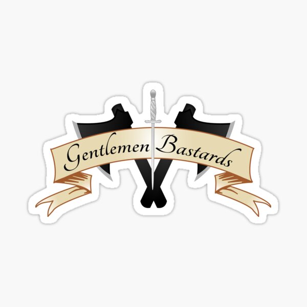 "Gentlemen Bastards" Sticker for Sale by beerhamster | Redbubble