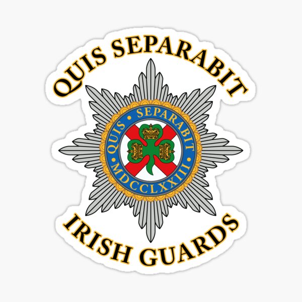 "Irish Guards" Sticker for Sale by 5thcolumn | Redbubble