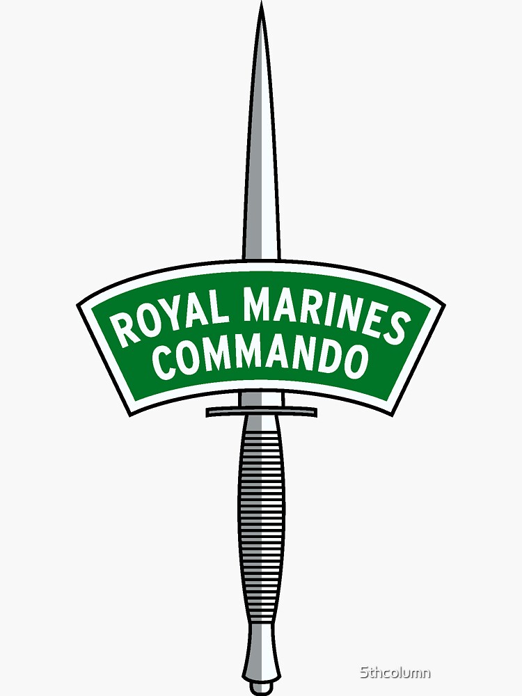 "Royal Marines Commando Badge" Sticker for Sale by 5thcolumn | Redbubble