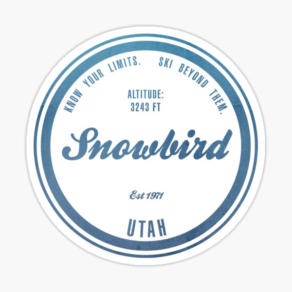 Snowbird Ski Resort Stickers | Redbubble