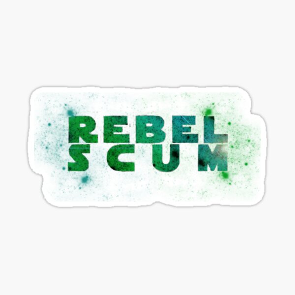 "Rebel Scum!" Sticker for Sale by andrewstames | Redbubble