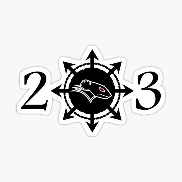 "Raging Rat 23 logo" Sticker for Sale by RagingRat23 | Redbubble
