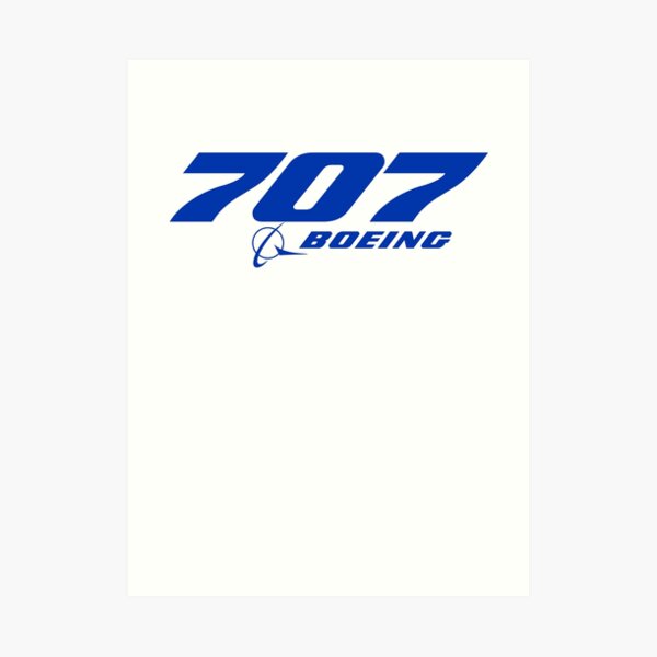 "Boeing 707 Logo" Art Print for Sale by magazinecombate | Redbubble