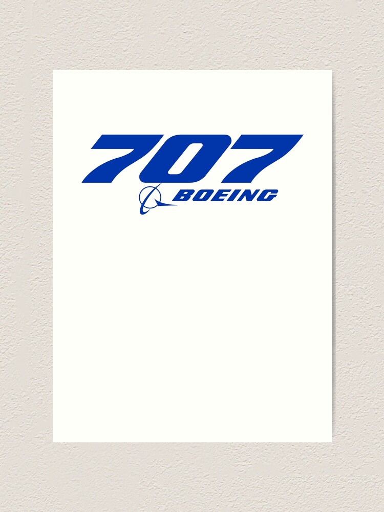 "Boeing 707 Logo" Art Print for Sale by magazinecombate | Redbubble