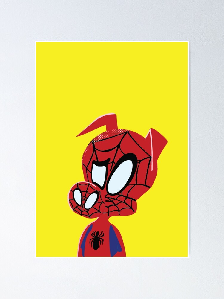 "Into the spiderverse Spider-Ham" Poster for Sale by Lonespartan010 ...