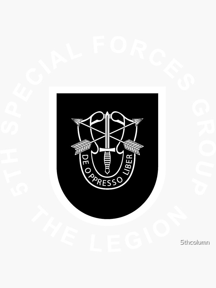 "5th Special Forces Group" Sticker for Sale by 5thcolumn | Redbubble