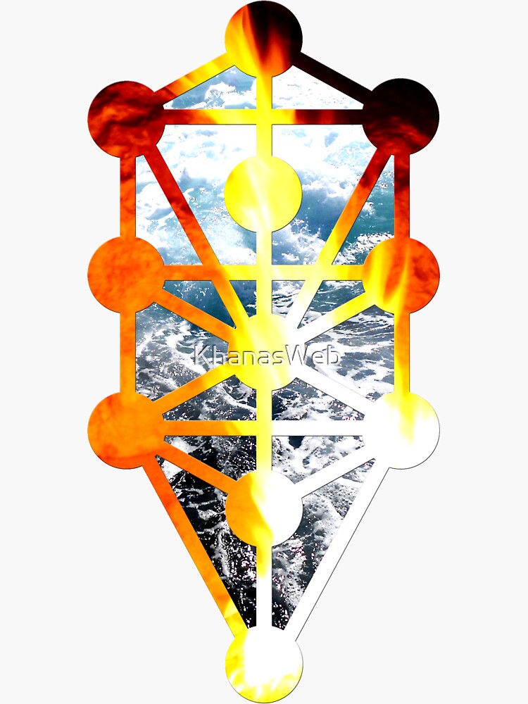 "Tree of Life - Elemental" Sticker for Sale by KhanasWeb | Redbubble