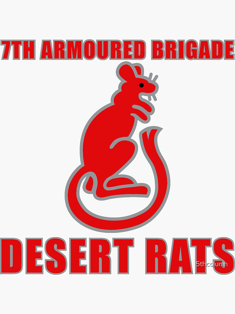"Desert Rats" Sticker for Sale by 5thcolumn | Redbubble