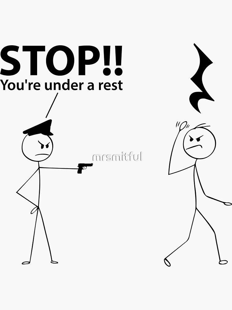 "Stop! You're Under A Rest! Funny Music Band Musician Broadway Musical ...