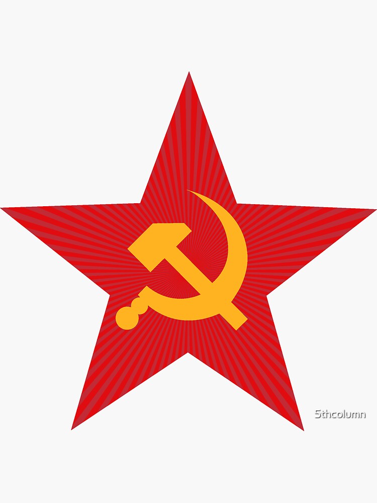 "Soviet Red Star" Sticker for Sale by 5thcolumn | Redbubble