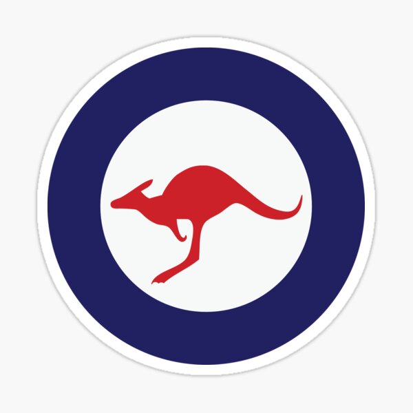 "RAAF Roundel. " Sticker for Sale by redwoodkiwi | Redbubble
