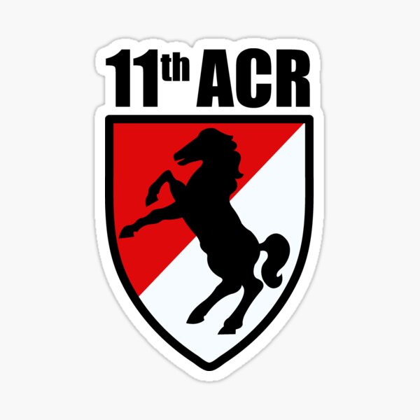 "11th ACR" Sticker for Sale by 5thcolumn | Redbubble