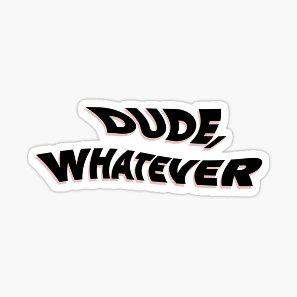Whatever Dude Gifts & Merchandise | Redbubble