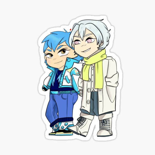 "Chibi Aoba and Clear" Sticker for Sale by jjocd | Redbubble