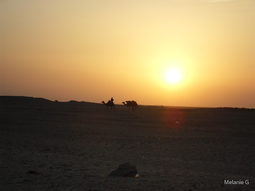 "Saharan Sunset" by Melanie G | Redbubble