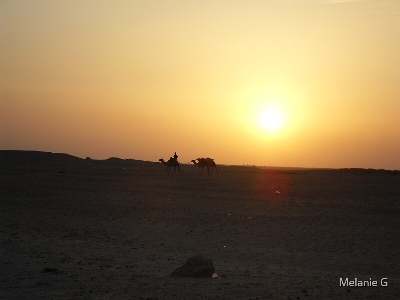 "Saharan Sunset" by Melanie G | Redbubble